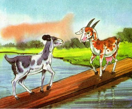 "The Two Goats" - Free stories online. Create books for kids | StoryJumper
