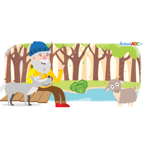 "EL ACERTIJO DEL PESCADOR, EL LOBO, LA CABRA Y LAS LECHUGAS" - Free ...